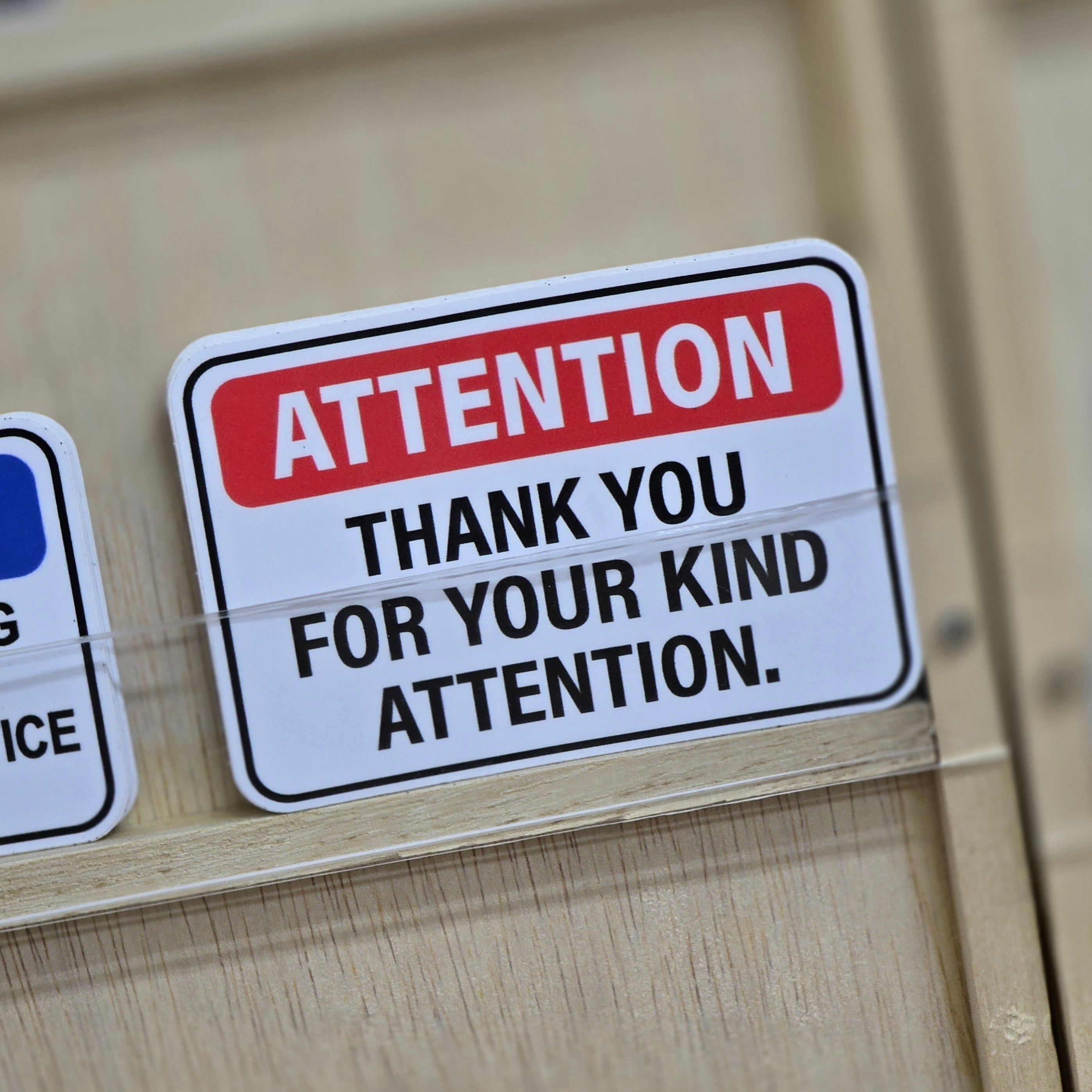 Attention – Sticker District