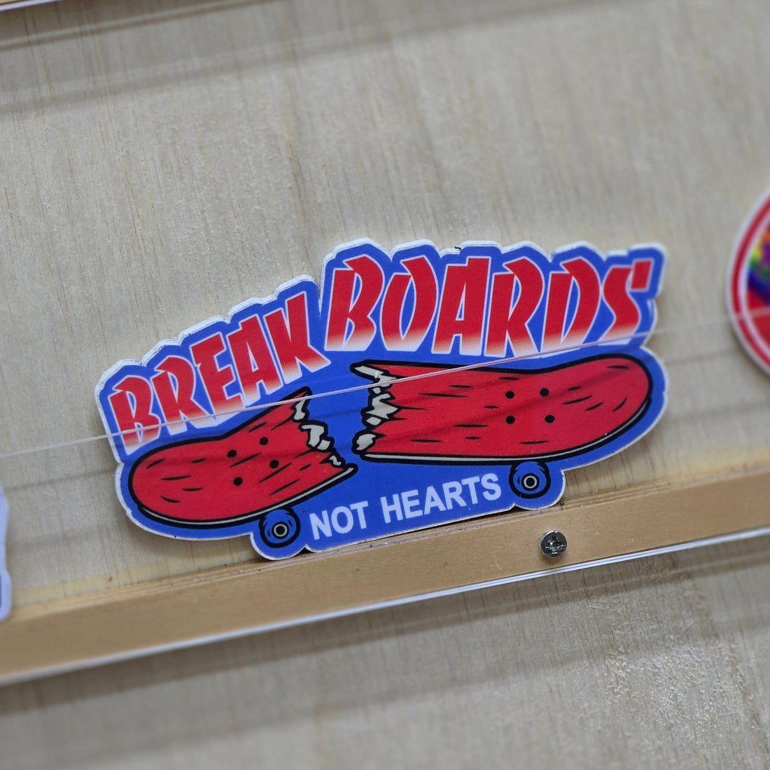 Break Boards, Not Hearts – Sticker District