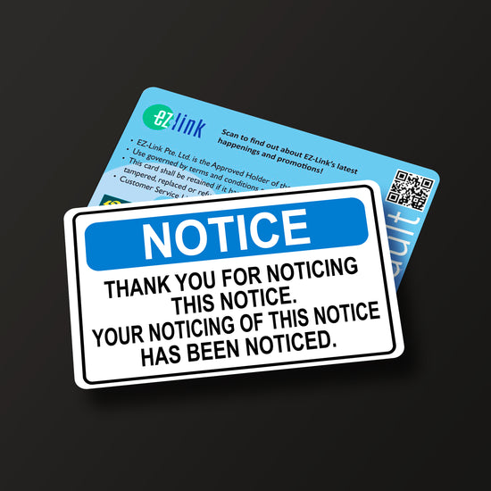 Notice – Sticker District