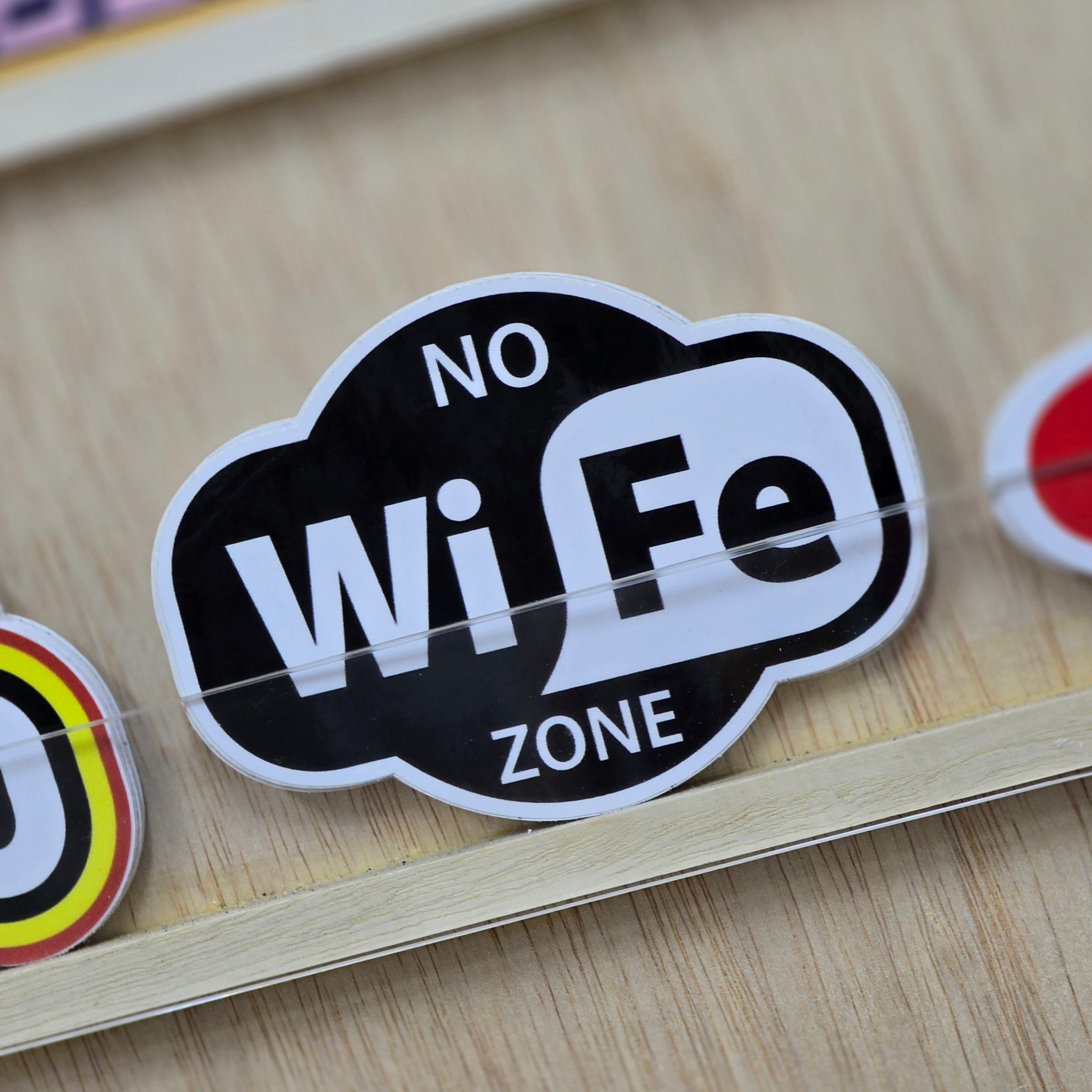 No Wife Zone – Sticker District