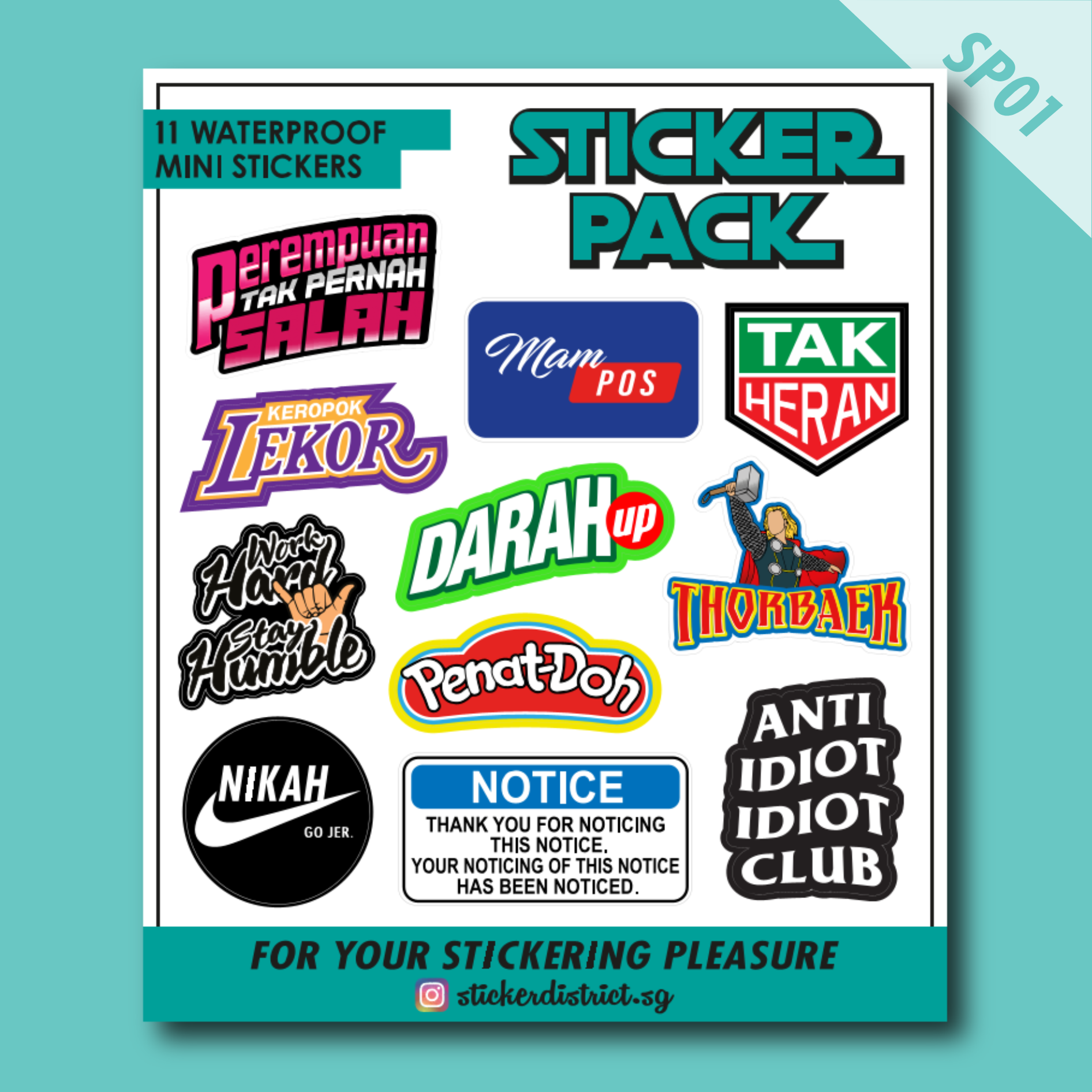 SP01 – Sticker District
